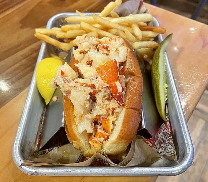 The lobster roll&mdash;a buttery, toasted vessel cradling sweet chunks of lobster meat. Simplicity that somehow manages to be life-changing.
