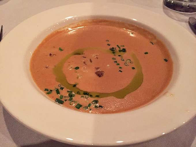This lobster bisque isn't just soup; it's a silky, coral-hued ocean of flavor that makes you wonder why we bother eating anything else.