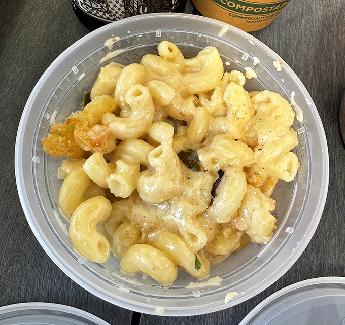 Mac and cheese that doesn't know it's a side dish &ndash; creamy, indulgent, and stealing the spotlight from whatever it's served with.