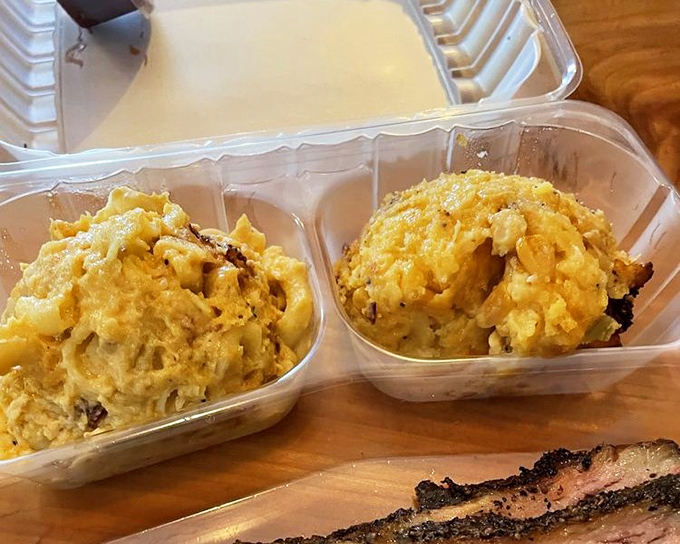 Mac and cheese so gloriously golden and gooey it should be considered a controlled substance. The kind of side dish that steals the spotlight.