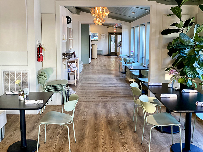 Airy, bright, and inviting&mdash;this caf&eacute; embodies Lowcountry charm. The kind of place where breakfast stretches lazily into lunch without anyone minding.