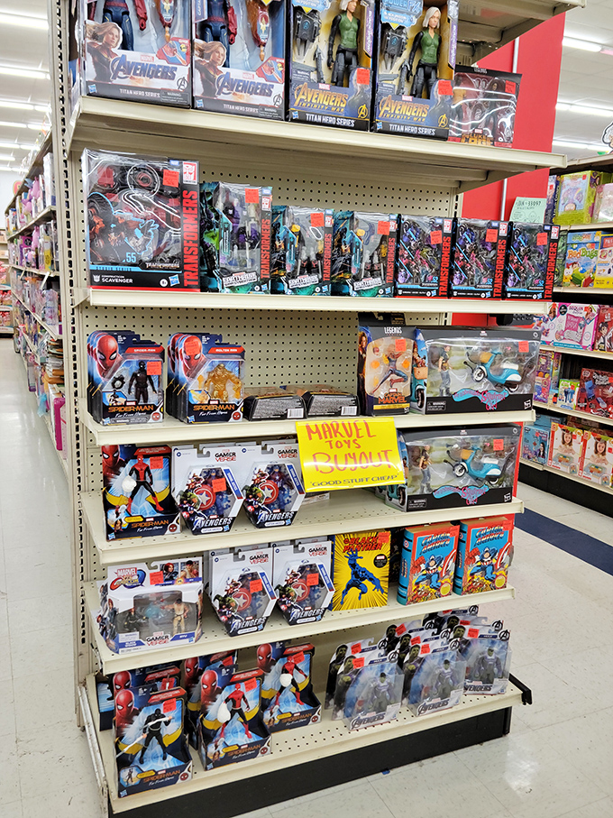 Superhero action figures that won't require super-powered credit limits. Marvel at the selection that would make Tony Stark himself do a double-take.