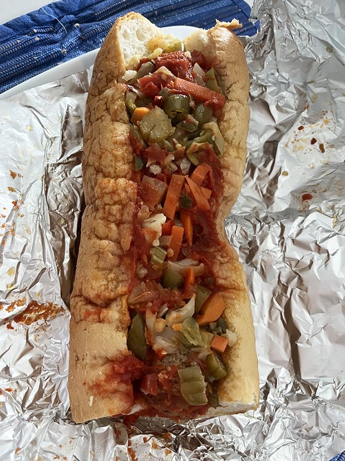 The Italian veggie sub isn't trying to win beauty contests&mdash;it's too busy delivering a symphony of flavors in every messy, magnificent bite.