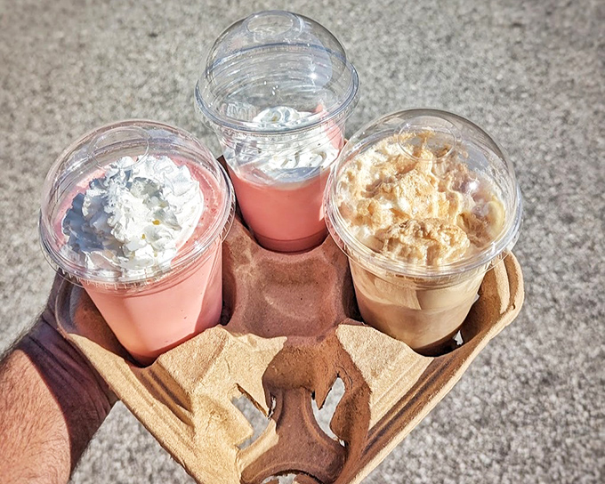 Milkshakes so thick, your straw needs a gym membership just to handle them—worth every delicious struggle.