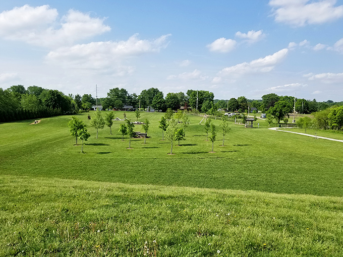 Miller Ecological Park offers a verdant escape where nature does the decorating, creating peaceful vistas that change with each passing season.