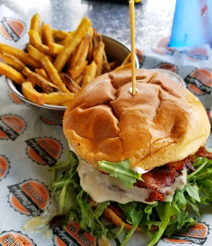 When lettuce constitutes your "health food" for the day, you know you've made excellent life choices. Those golden fries aren't judging.