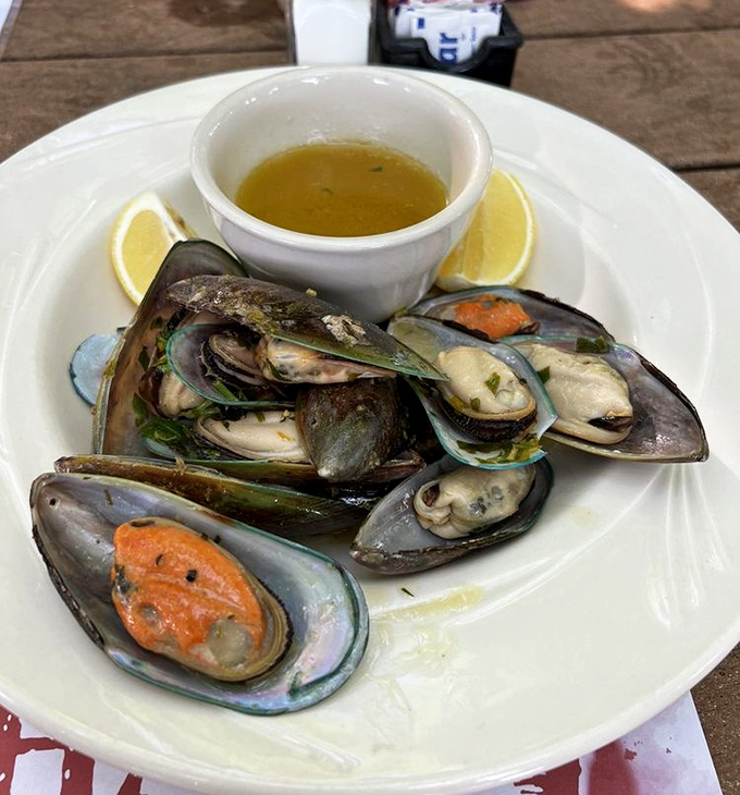 These mussels aren't just fresh&mdash;they're having a spa day in garlic butter before making their grand entrance to your taste buds.