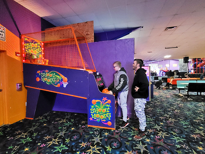 Who says retirement means giving up fun? The Olympic Fun Center offers a splash of neon nostalgia where grandkids and grandparents can battle for arcade supremacy.
