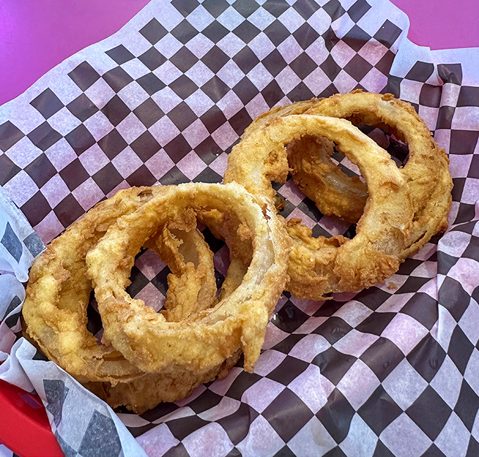 Onion rings with the perfect crunch-to-give ratio&mdash;the kind that make you wonder why anyone bothers with those fancy appetizers at upscale restaurants.