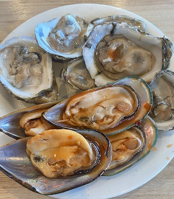 Ocean treasures on display. These briny beauties are the reason Maryland license plates don't say "The Tax Me State" but should read "The Shellfish State."
