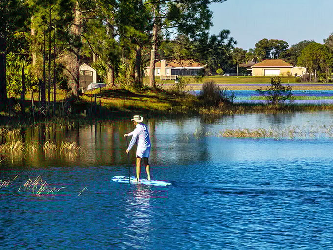 One of Deltona's 100+ lakes becomes your personal playground. Who needs expensive waterfront property when public access is this gorgeous?