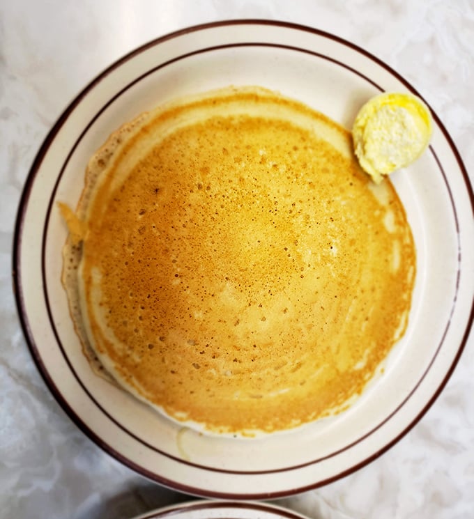 Pancakes so fluffy, they practically float off the plate &ndash; like edible clouds with a butter and syrup forecast.