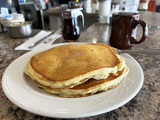 These pancakes aren't just breakfast, they're therapy&mdash;golden-brown discs of comfort that make Monday mornings bearable again.
