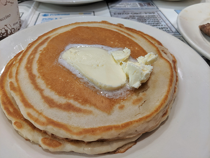 Lou's isn't just about sandwiches—their pancakes arrive with butter melting into golden perfection. Breakfast nirvana exists, and it's in Norristown.
