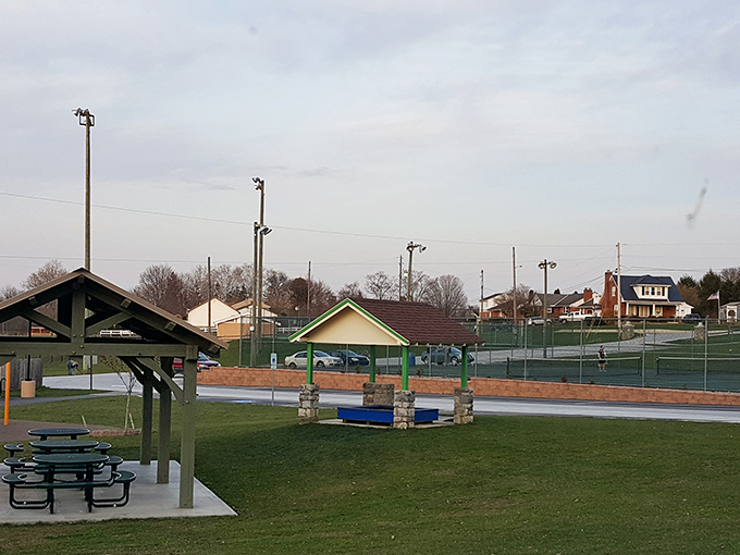 Even Paradise needs its community gathering spots &ndash; this park balances modern recreation with the timeless need for connection.