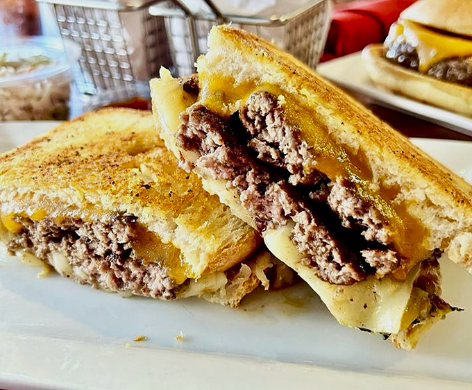 The patty melt&mdash;where burger meets grilled cheese in a beautiful relationship that makes you wonder why all sandwiches can't get along this well.