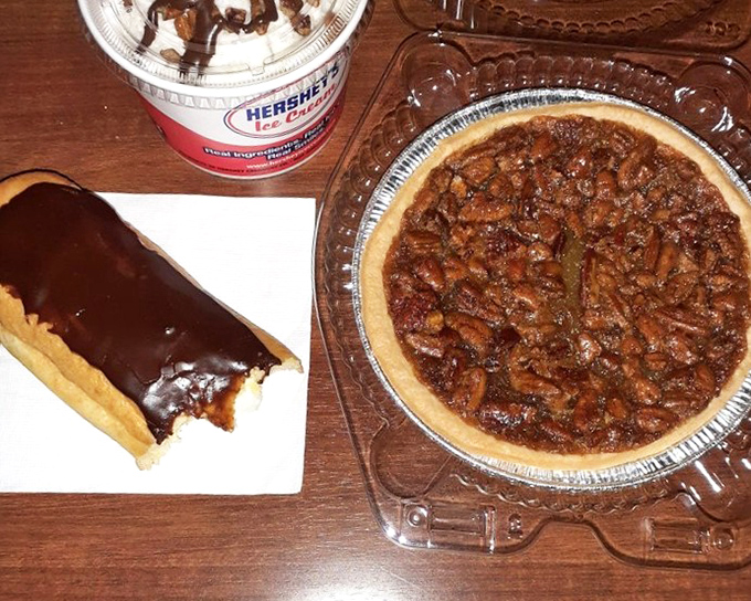 This pecan pie isn't just dessert; it's a glistening, nutty masterpiece that makes you wonder why anyone bothers with birthday cakes.