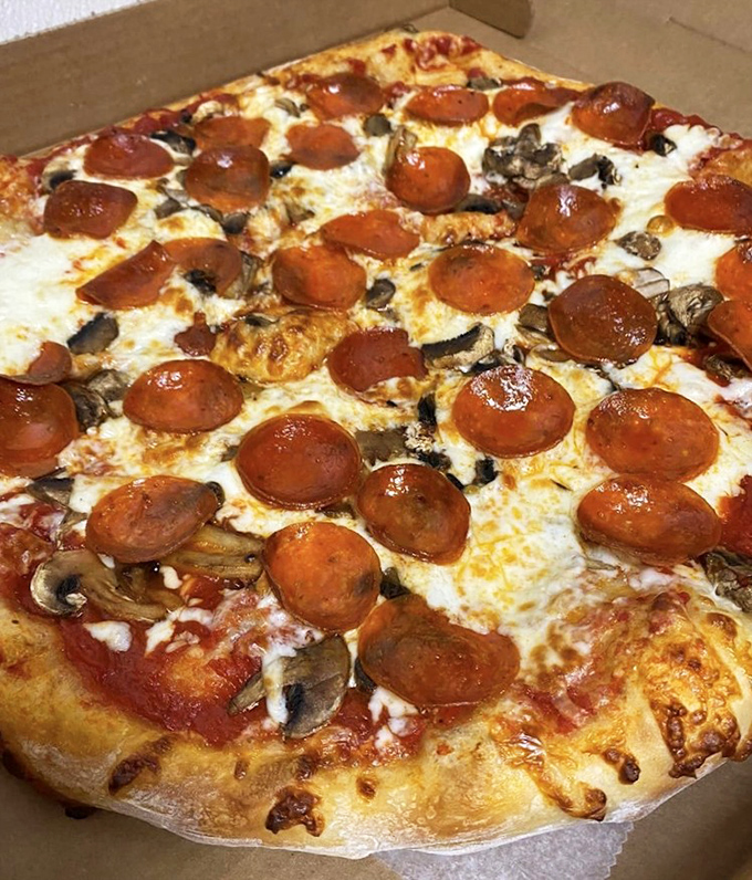 Pizza perfection doesn't need a fancy wood-fired oven&mdash;just the right balance of crispy crust, gooey cheese, and pepperoni that curls into flavor cups. 