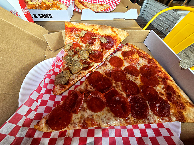 Pepperoni that curls into little flavor cups, collecting pools of savory goodness. This is the pizza equivalent of hitting the jackpot.