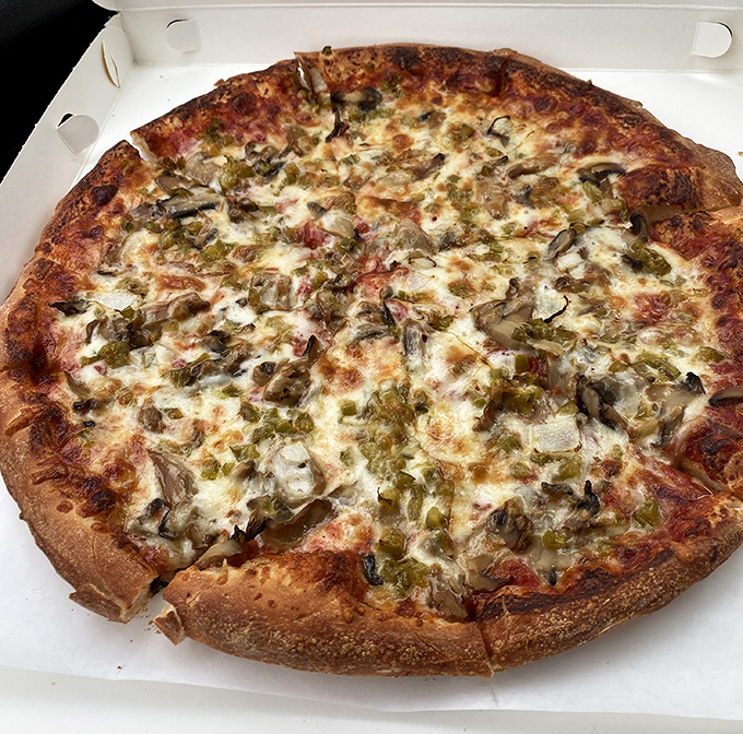 Pizza that proves you don't need a wood-fired oven to create something absolutely worth celebrating.