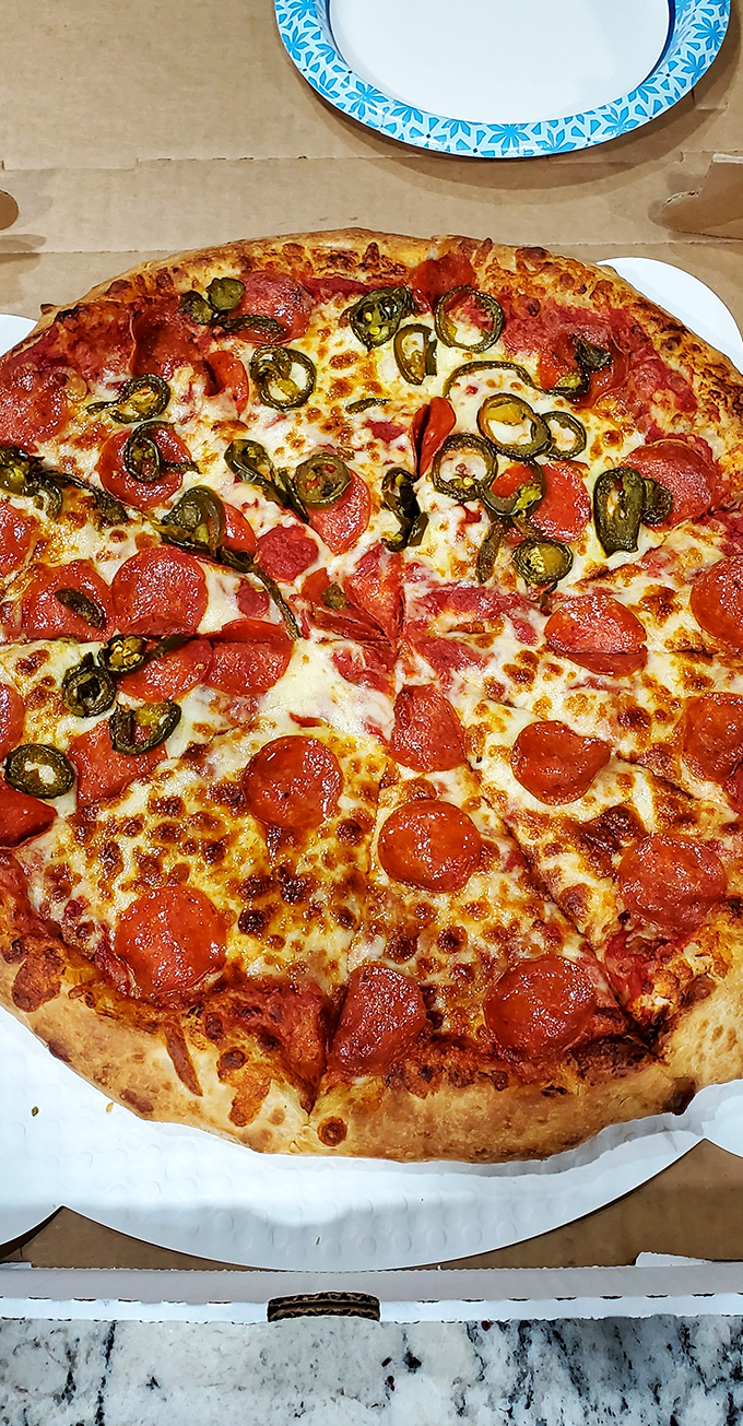 When pizza meets pepperoni perfection, beautiful things happen on your taste buds.