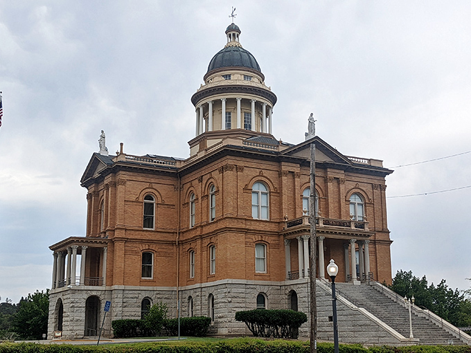 The magnificent Placer County Courthouse could make jury duty feel like a privilege. This architectural gem watches over Auburn with dignified grandeur.