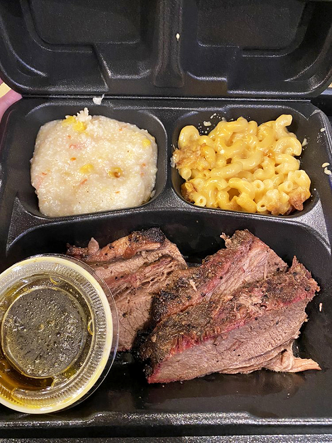 Brisket that would make a Texan tip their hat, paired with creamy mac and cheese &ndash; this is what comfort looks like.