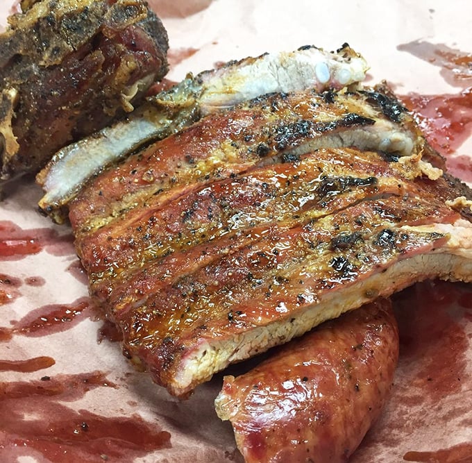 These ribs don't just fall off the bone&mdash;they practically leap into your mouth, wearing a peppery crust that's worth the two-hour drive alone.