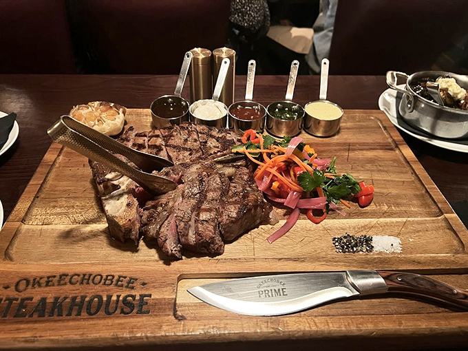 The Tomahawk presentation alone deserves a standing ovation &ndash; Fred Flintstone would definitely approve of this prehistoric portion.