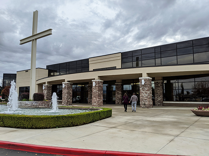 Modern faith meets mountain views at this Porterville church, where Sunday best includes breathtaking backdrops that rival any cathedral in Europe.