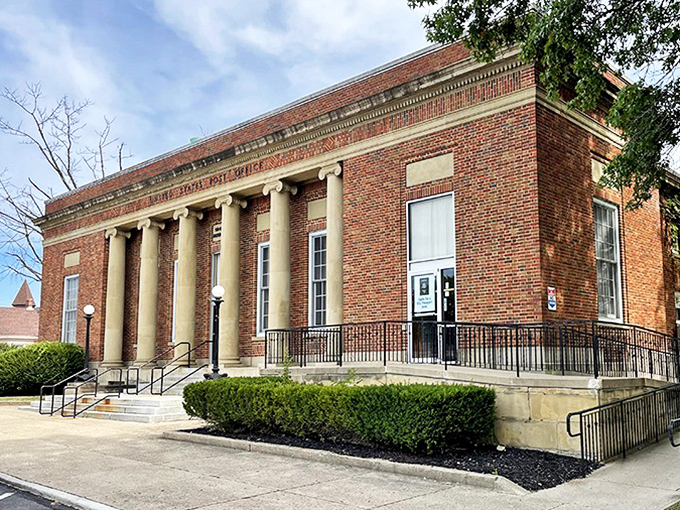 The Post Office stands as a brick testament to when government buildings were designed to inspire, not just function &ndash; those columns practically demand good posture.