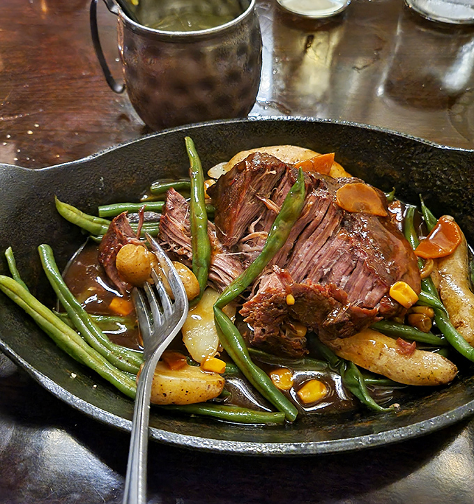 This isn't just pot roast – it's a warm hug from your favorite grandmother's kitchen.
