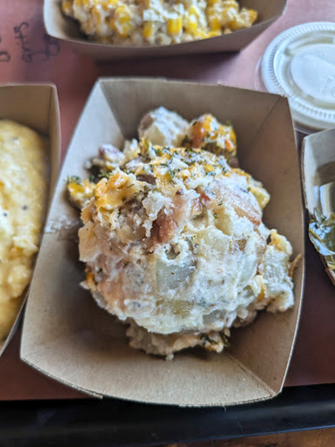 Potato salad that doesn't come from a plastic tub at the supermarket? Revolutionary concept, and you can taste every bit of the difference.