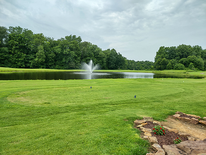 Quail Crossing Golf Club presents a slice of serenity with its emerald fairways and tranquil water features&mdash;even non-golfers can appreciate this peaceful landscape.