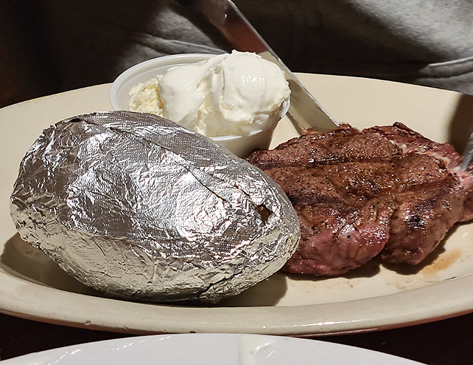 The perfect steak-potato-sour cream trinity that has saved more marriages than couples counseling and created more food memories than Instagram.