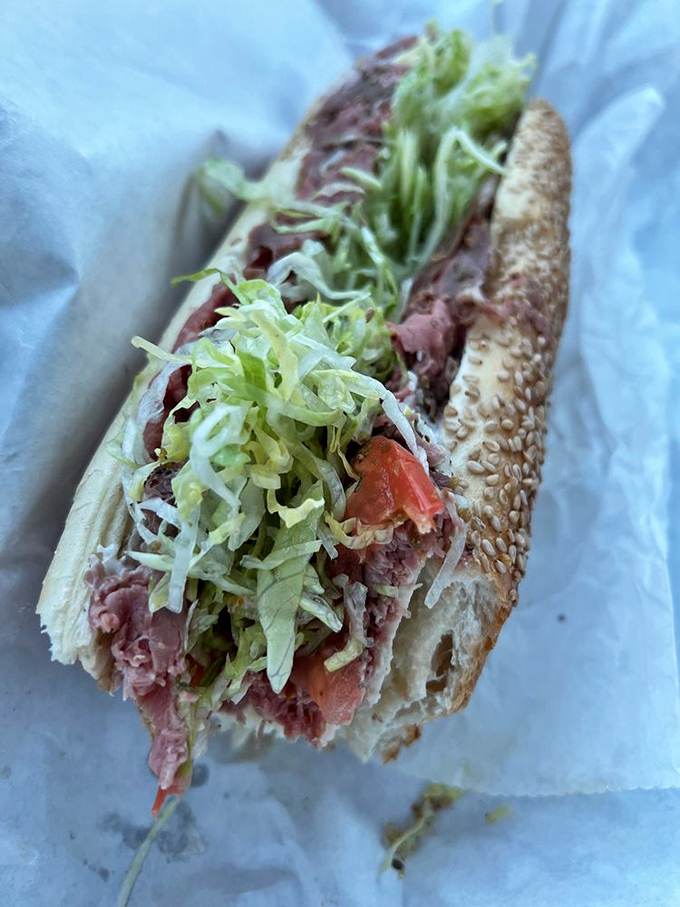 The roast beef hoagie&mdash;where thinly sliced, perfectly pink meat gets the royal treatment it deserves. Bow down, sandwich lovers.
