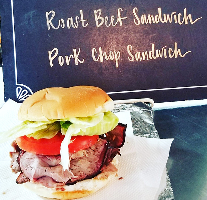 Tender roast beef piled high on fresh bread - comfort food that hugs you back.