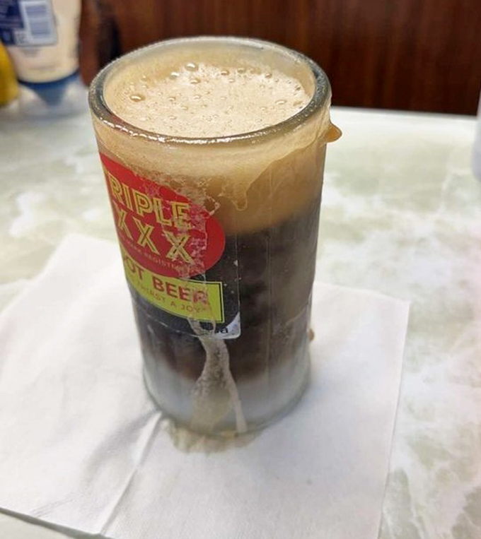 The legendary Triple XXX root beer arrives in a mug so frosty it practically demands mittens&mdash;this isn't just a drink, it's a Midwest handshake.