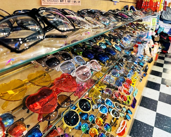 Vintage sunglasses collection offers retro cool that'll make you feel like a 1980s movie star.