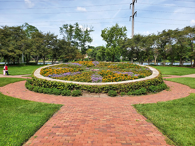 Sinnissippi Gardens' floral clock blooms with precision timing, a colorful reminder that Rockford knows how to stop and smell the flowers.