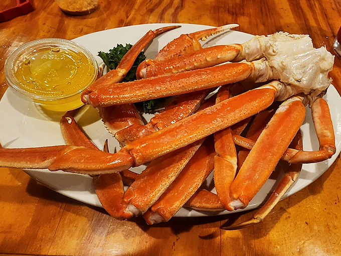 Snow crab legs: nature's way of making you work just hard enough for a reward that's absolutely worth it. Butter is non-negotiable here.