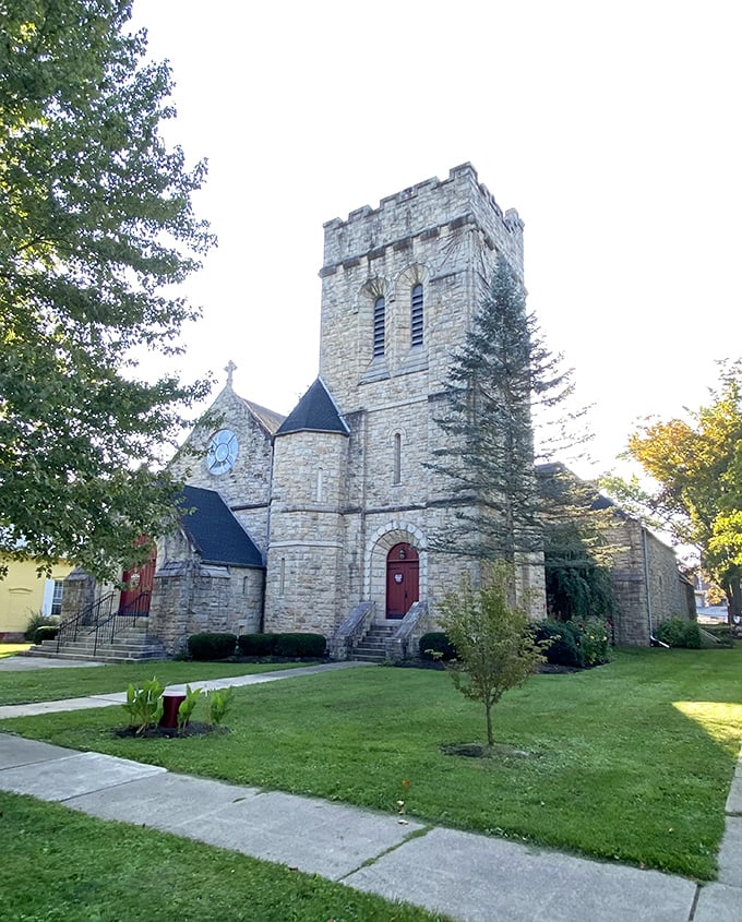 St. Paul's Episcopal Church could double as a Game of Thrones set if the show featured more peace and fewer dragons. Its stone tower has witnessed generations of Wellsboro history.