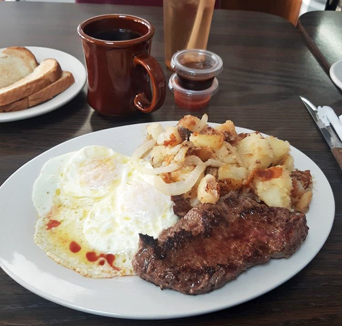 The steak and eggs at Gina's is the breakfast equivalent of a power suit&mdash;substantial, no-nonsense, and guaranteed to fuel your day with authority.