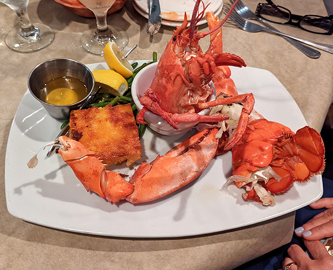Meet your dinner date&mdash;a gloriously red Maine lobster that didn't travel all this way to disappoint your taste buds.