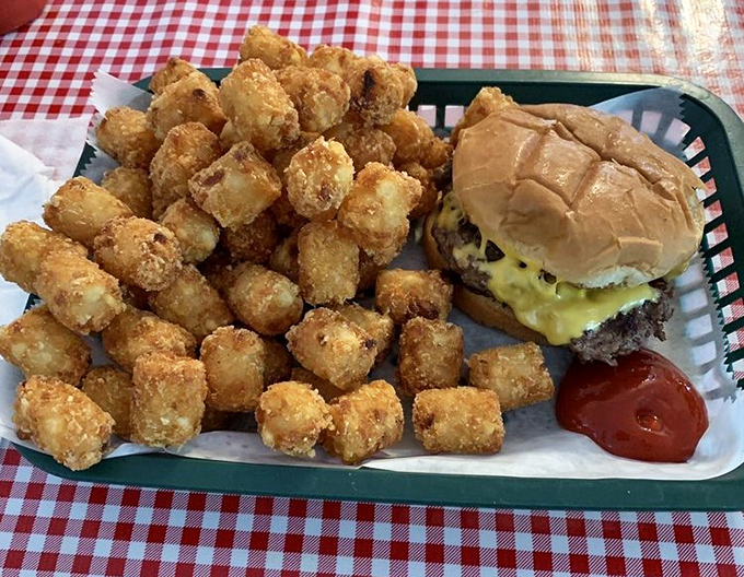 These golden tater tots aren't just side dishes; they're little crispy pillows of potato perfection that deserve their own special place in the comfort food hall of fame.