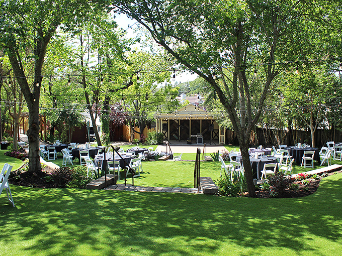 The Hanford Garden blooms with the kind of natural beauty that makes city landscaping look like it's trying too hard.