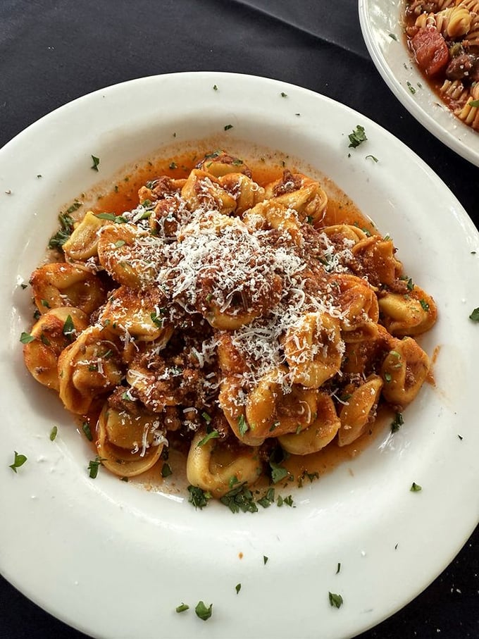 This tortellini isn't just comfort food &ndash; it's therapy in pasta form, with each bite delivering a warm Italian hug.