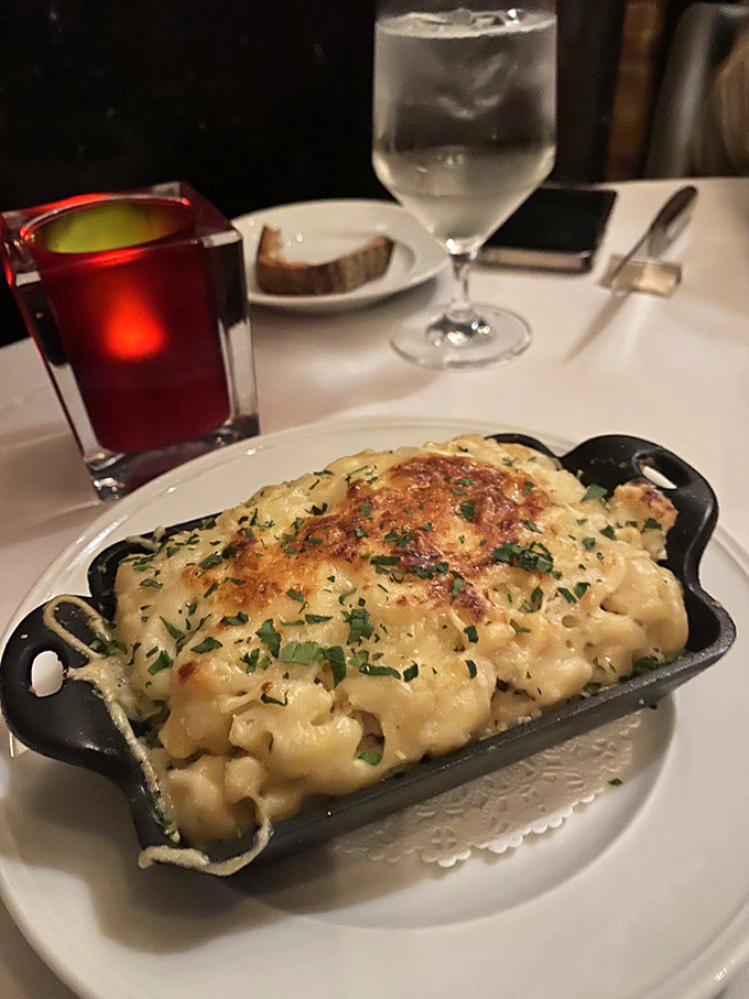 Four-cheese macaroni that makes you wonder why you ever settled for the boxed stuff.