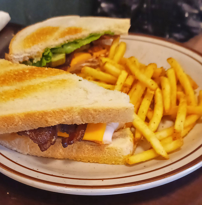 A sandwich so perfectly constructed it deserves its own architectural award&mdash;the Turkey Club at Sweet P's doesn't just satisfy hunger, it conquers it.
