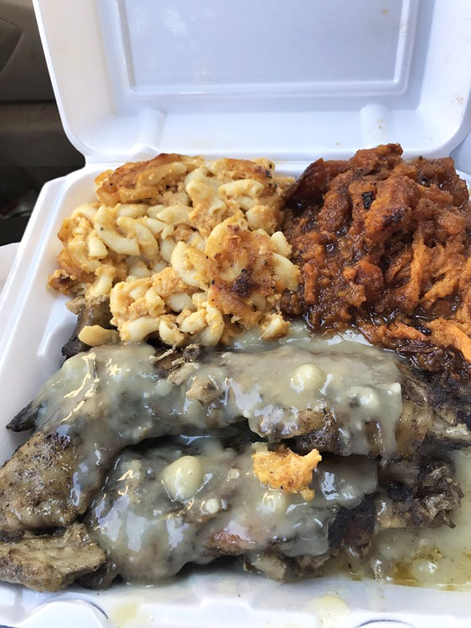 These smothered pork chops with mac and cheese aren't just a meal&mdash;they're an edible hug. Grandma would approve of this soulful trio.